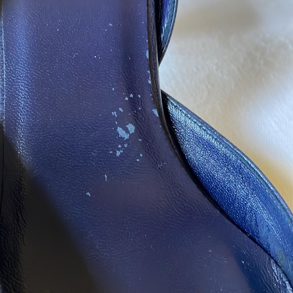 Coach | Shoes | New Coach Cathy Size 65b Navy Blue Leather Made In ...